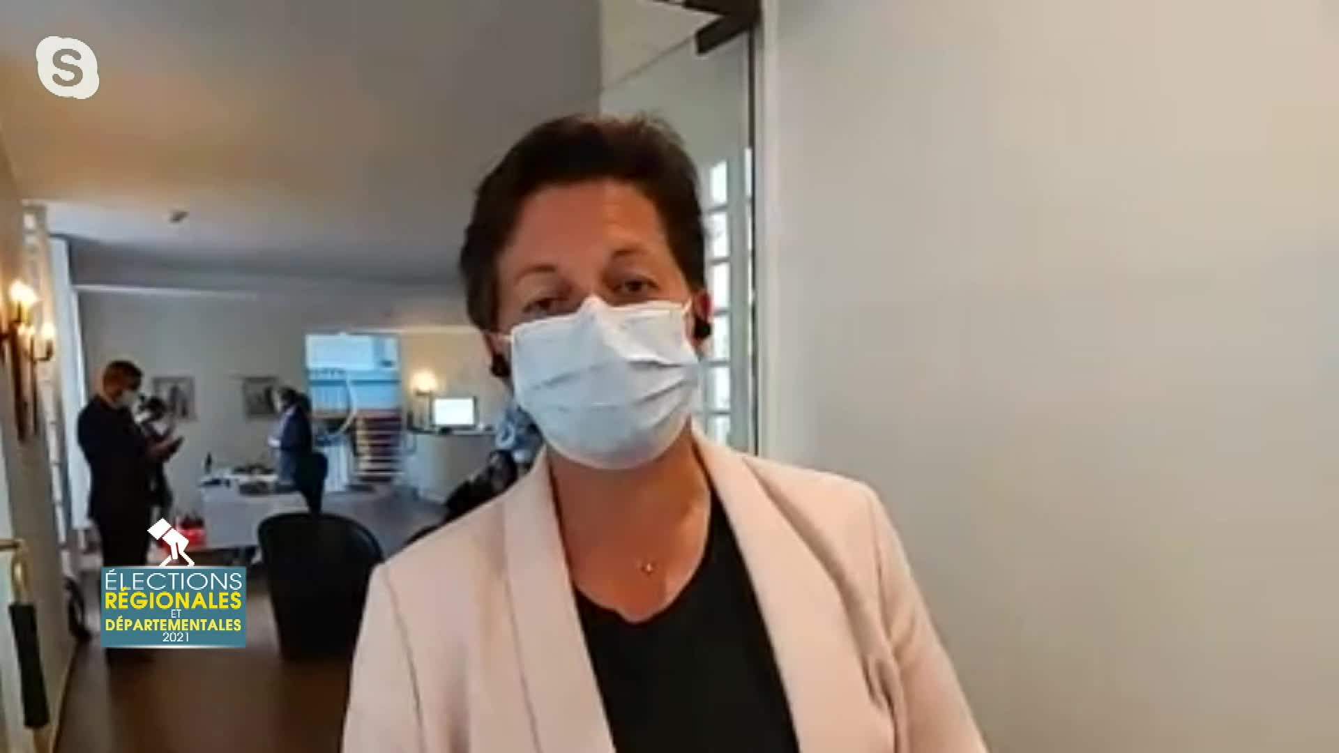 Régionales 2021 : Réaction de Manoëlle Martin, tête de liste dans l ...