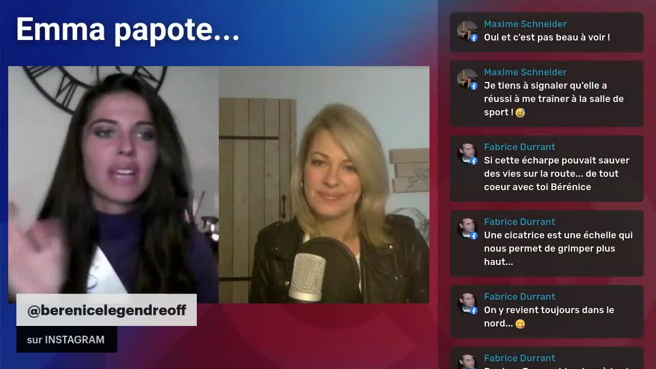 Emma papote avec Bérénice LEGENDRE, Miss Picardie 2022 - 18/11/2022 - Vidéo Wéo