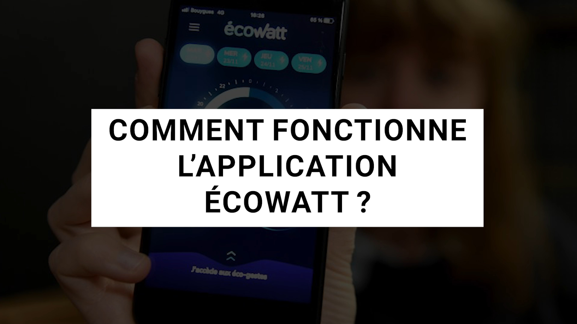 Ecowatt : les conseils d'un responsable de RTE sur l'application - 02/12/2022 - Vidéo Wéo