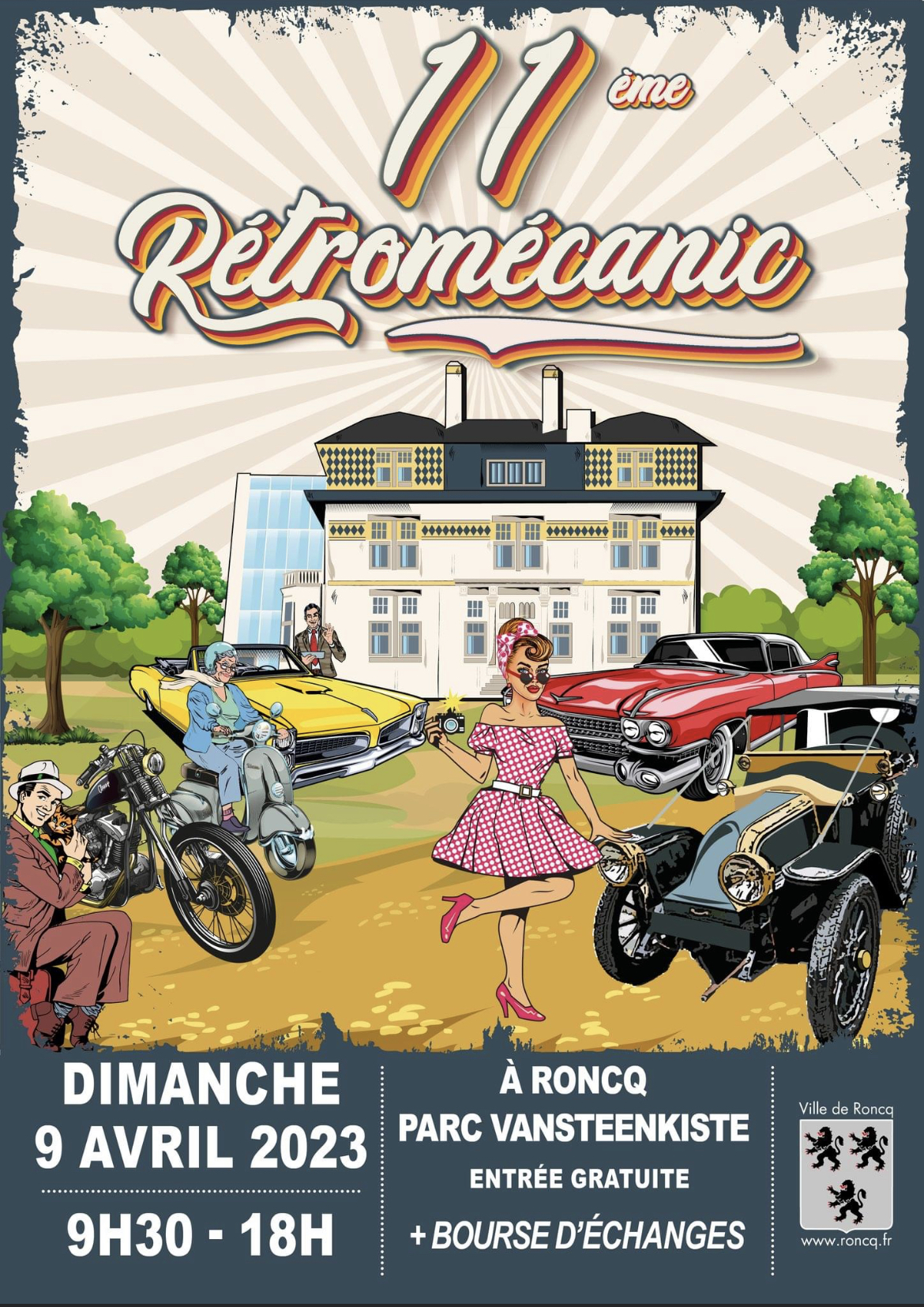 11ème Rétromécanic à Roncq le dimanche 9 avril 2023 - Agenda Wéo