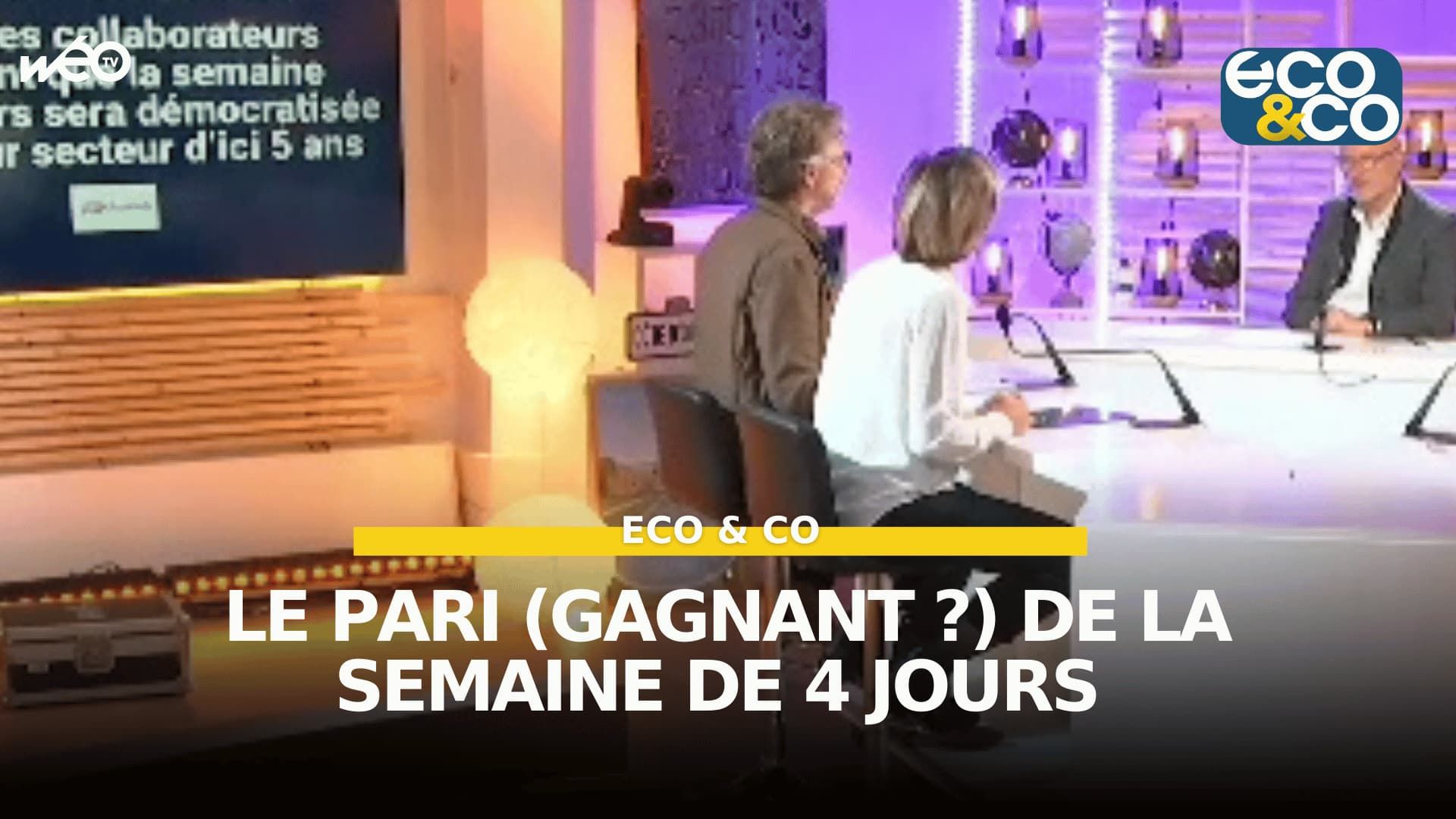 Le pari (gagnant ?) de la semaine de 4 jours - 24/10/2023 - Vidéo Wéo
