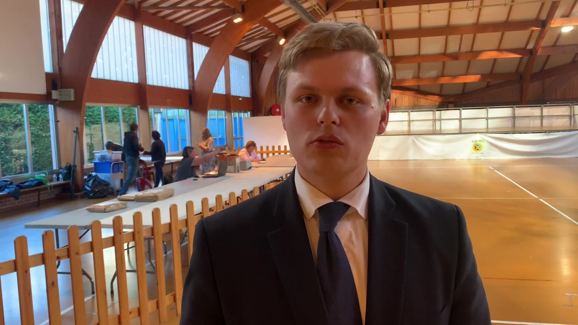 Auguste Evrard élu député de la 8e circonscription du Pas-de-Calais - 07/07/2024 - Vidéo Wéo