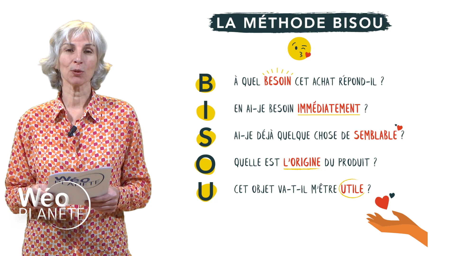 La méthode "BISOU" pour apprendre à mieux consommer - 31/10/2024 ...