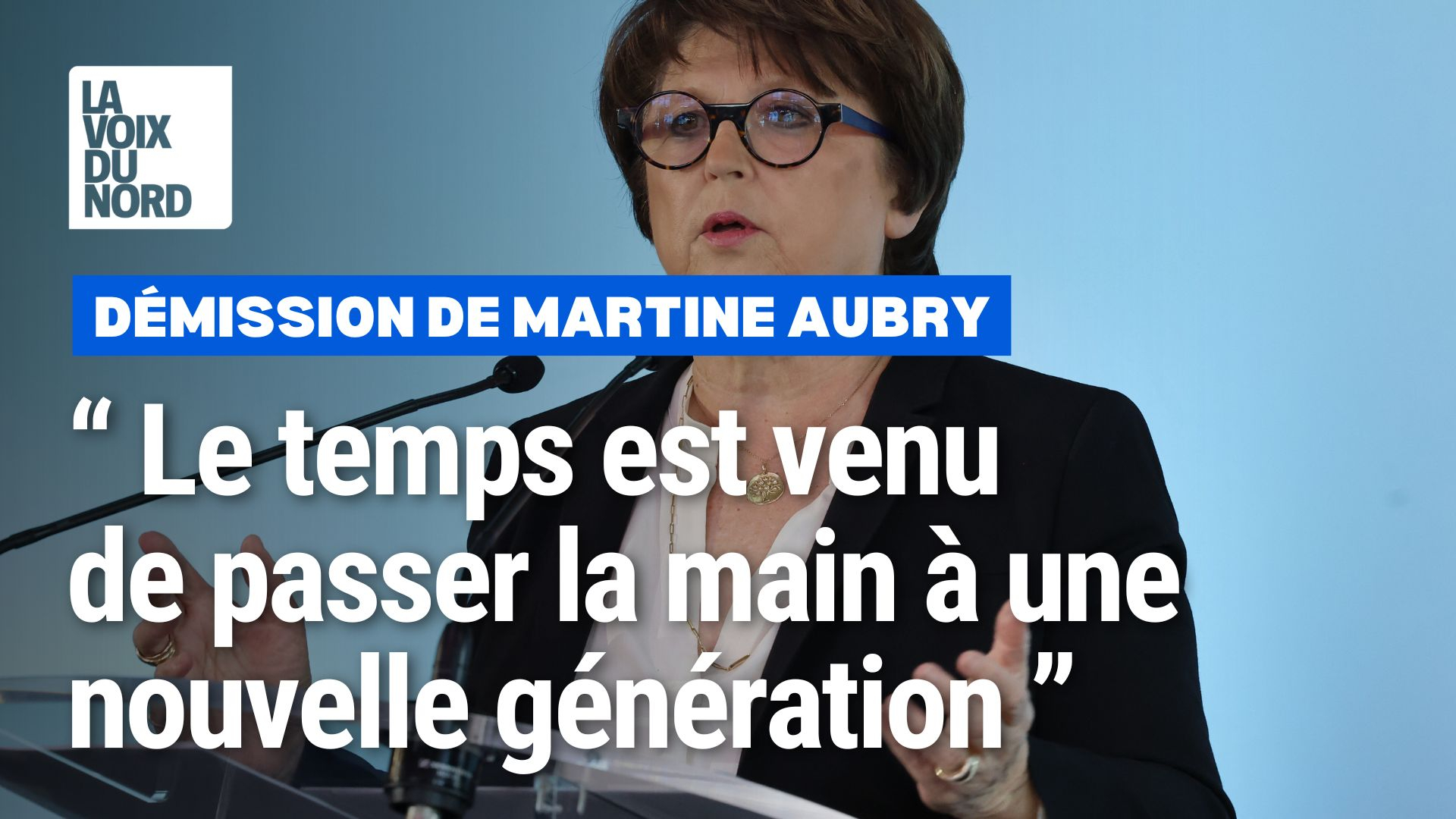 Martine Aubry annonce sa démission avec "un pincement au coeur" - 06/03 ...