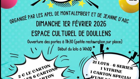 LOTO à Doullens le dimanche 1 février 2026 - Agenda Wéo